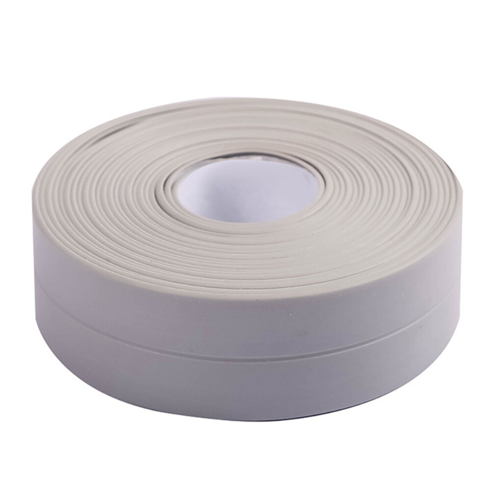 Лента для кухни и ванной комнаты, водонепроницаемая, маслоустойчивая, из ПВХ, стиль современный простой, цвета: белый, серый, коричневый, зеленый, синий, бежевый, размеры: большой, маленький, упаковка 1 штука