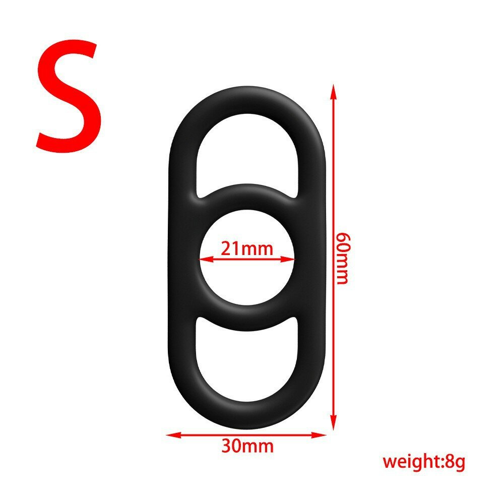 Силиконовое кольцо кольцо пениса кольцо мужской тройной замок кольцо пара для взрослых секс-игрушки секс-товары оптовая