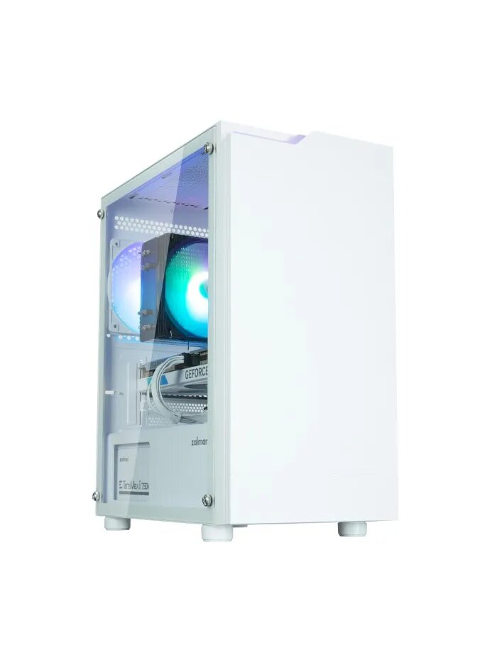 Корпус для ПК Zalman T4 PLUS WHITE белый, Mini Tower без блока питания