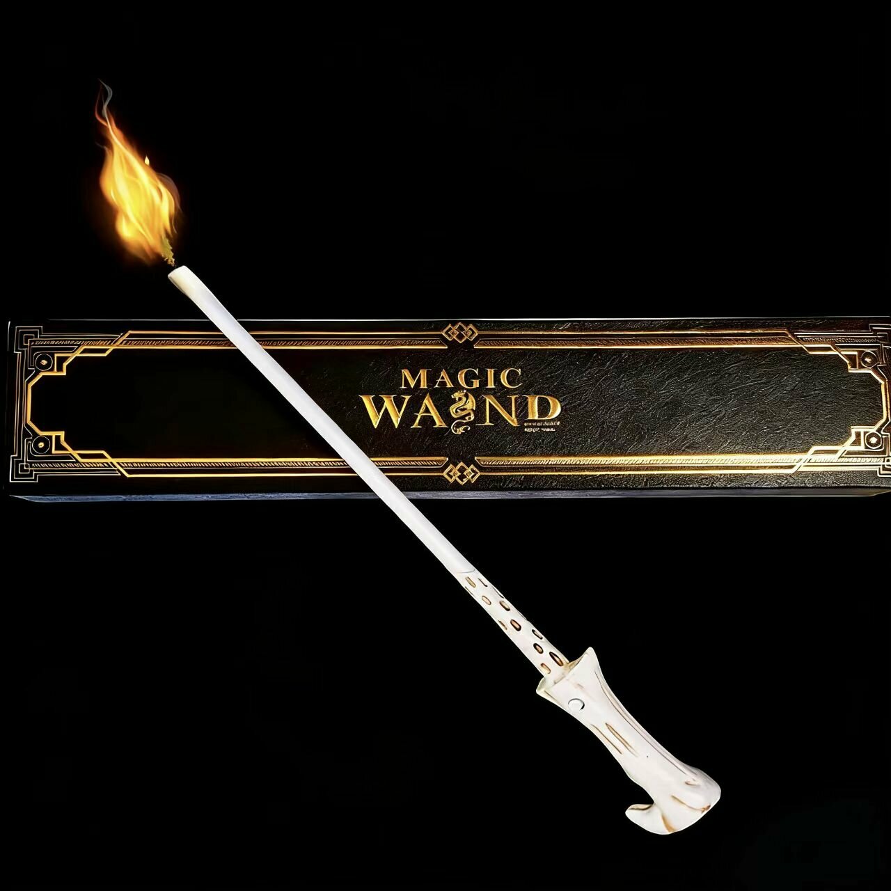 Волшебная палочка "Гарри Поттер", стреляет огнем, USB-зарядка, подарочная упаковка