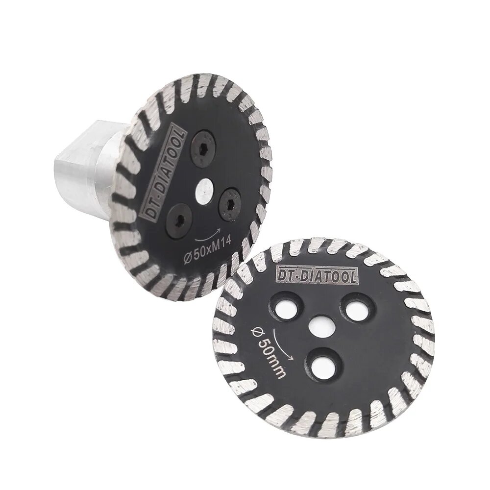 DT-DIATOOL Алмазные диски 40/50 мм с фланцем M14 2pcs 50mm M14