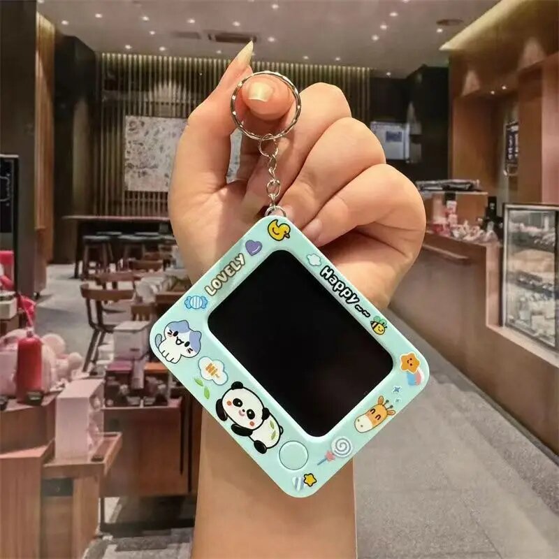 Мини-доска для рисования граффити, брелок Blue-1PC