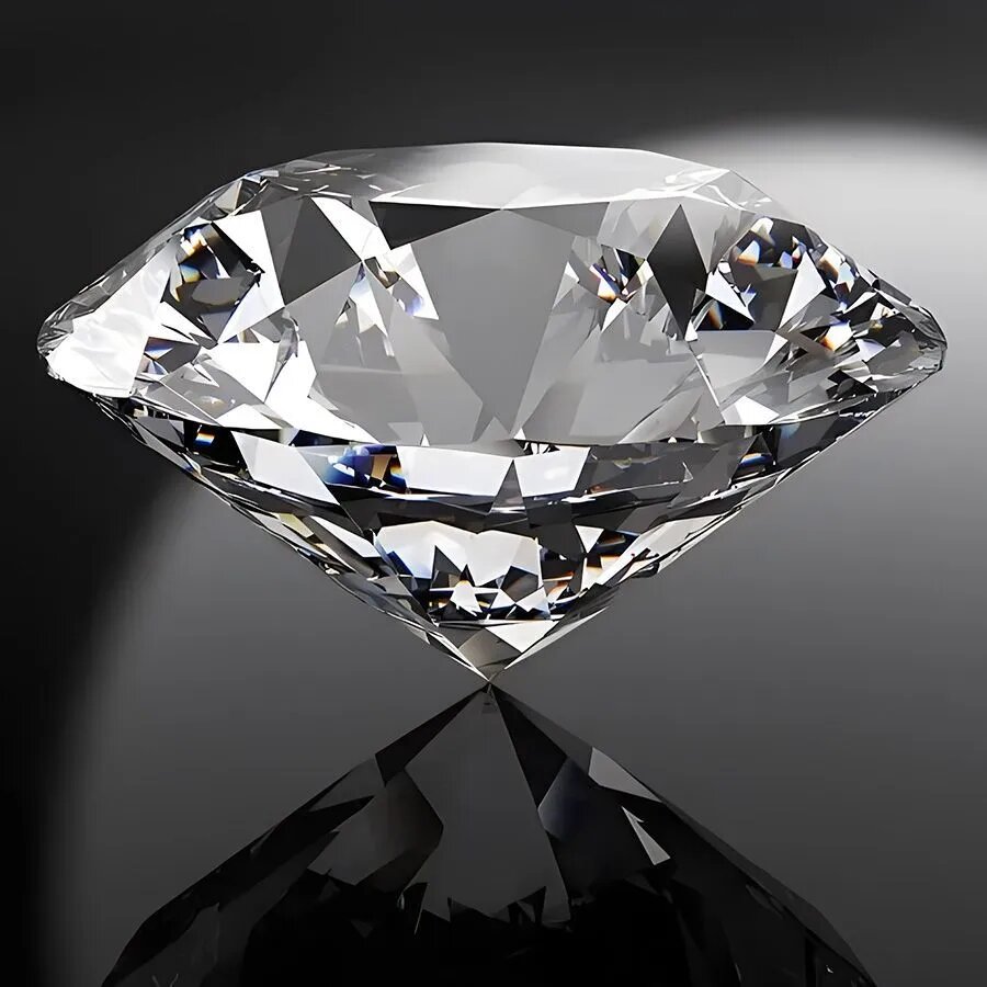 Муассанит 8мм 2карат. Искуственный алмаз