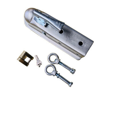 Стандартный прямой чехол для прицепа, соединитель прицепа, чехол для шарового соединения прицепа, аксессуары для прицепа с антипотерянным безопасным штифтом 2X2