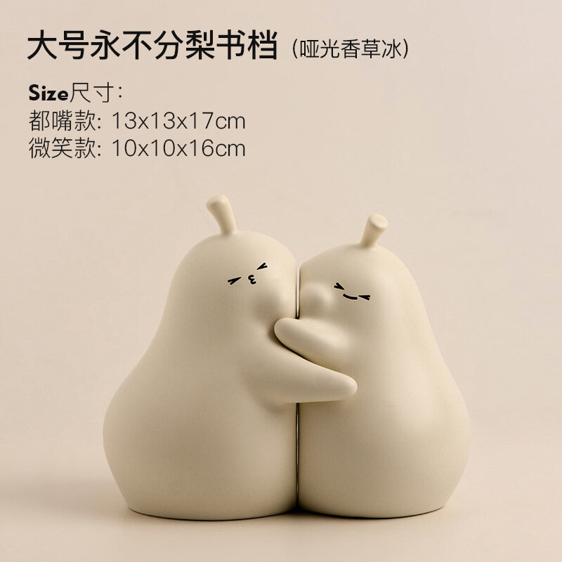 Керамический орнамент Behanmei в виде милой груши, украшение для дома, гостиной, книжной полки, подарок на День святого Валентина или день рождения