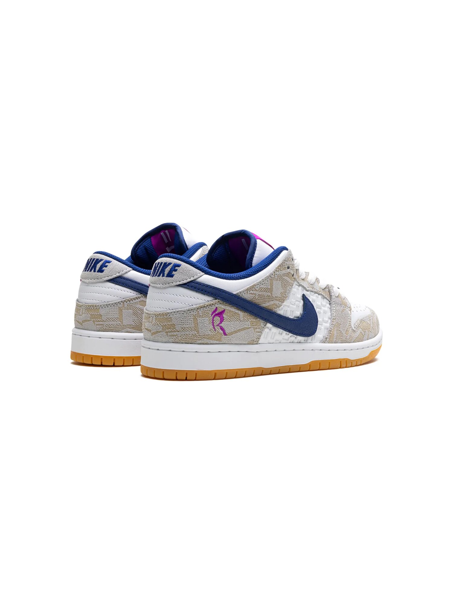 Кроссовки NIKE SB Dunk, размер 7.5 US, серебристый — фото 1