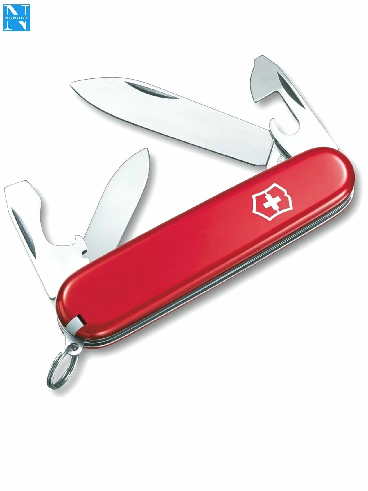 Нож перочинный VICTORINOX Recruit 0.2503, 84 мм, 10 функций, красный