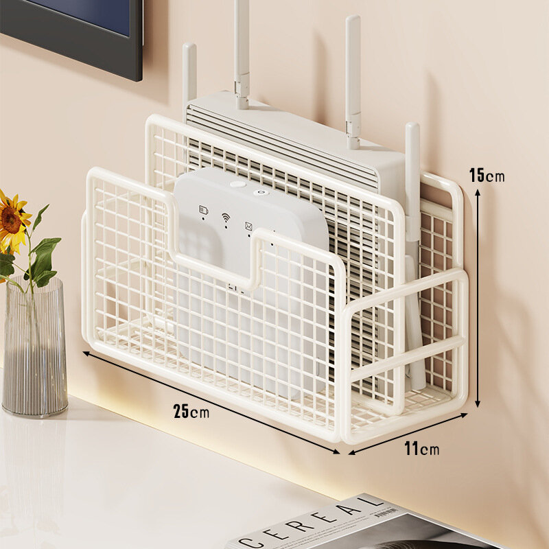 Стойка для роутера, коробка для хранения WiFi, настенная полка, держатель для ТВ-приставки без сверления