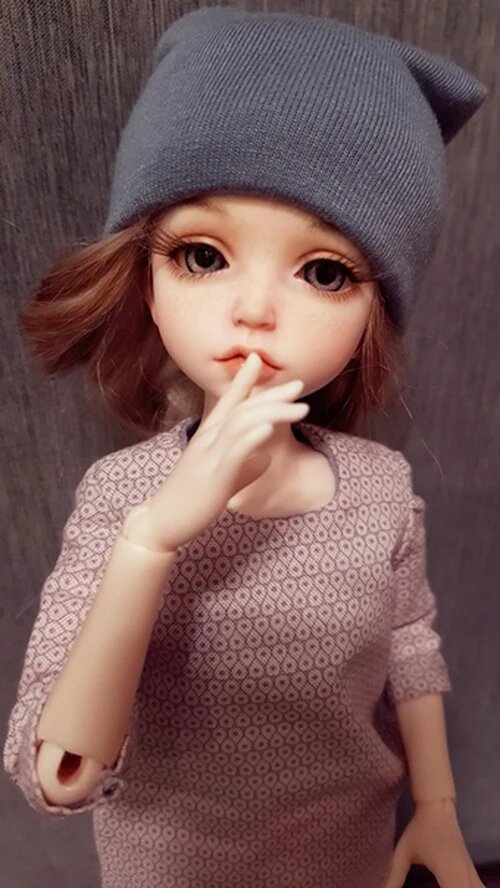 Кукла резиновая мальчик HeHeBJD, Dark Tan, 34.5 см