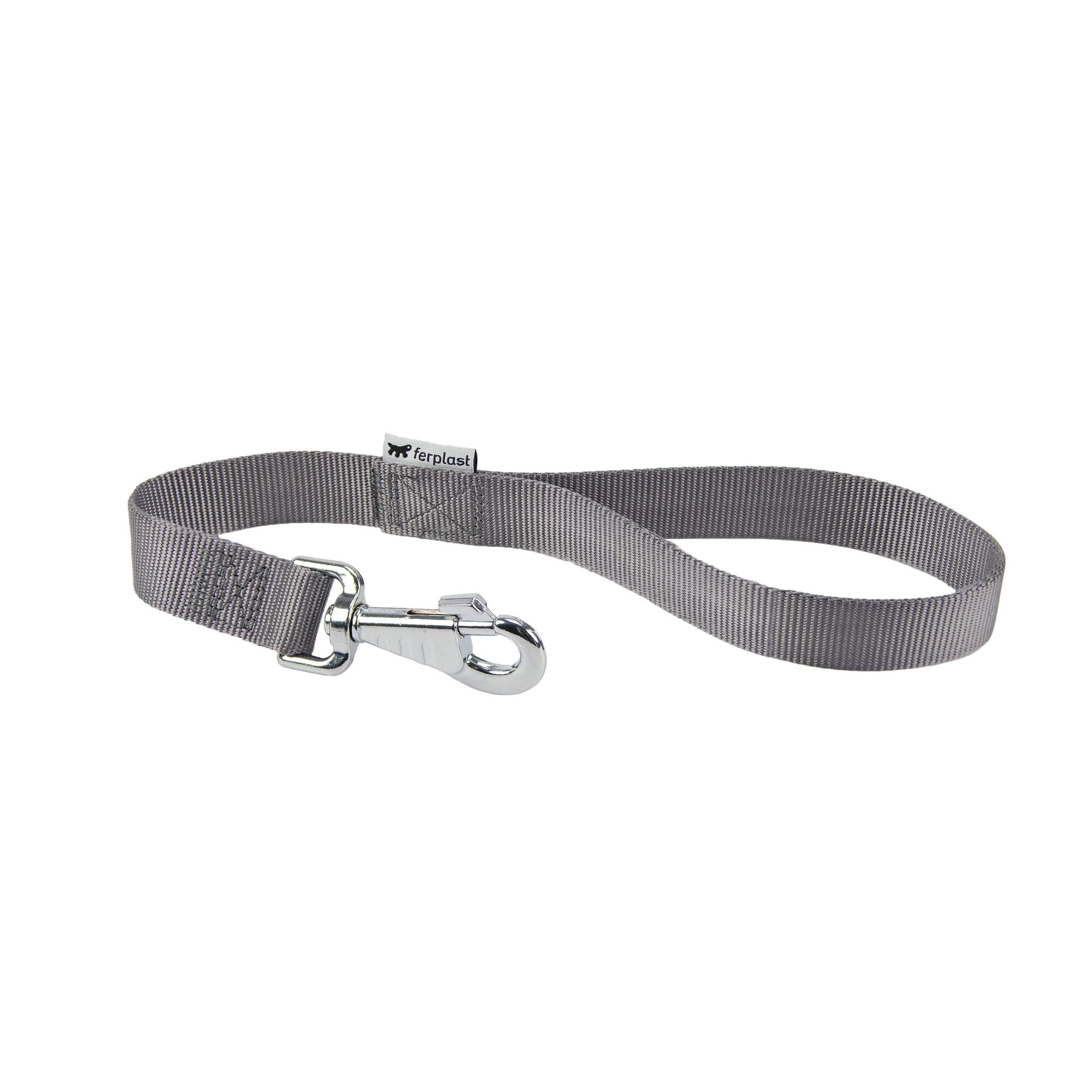 Поводок-водилка для собак Ferplast CLUB GM25/45 нейлоновый, тёмно-серый, 45 см