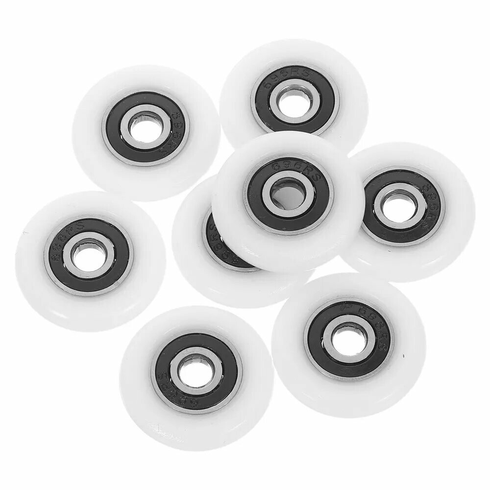 Тихие Скользящие Колеса Для Стеклянных Раздвижных Дверей Ванной, 8 Штук