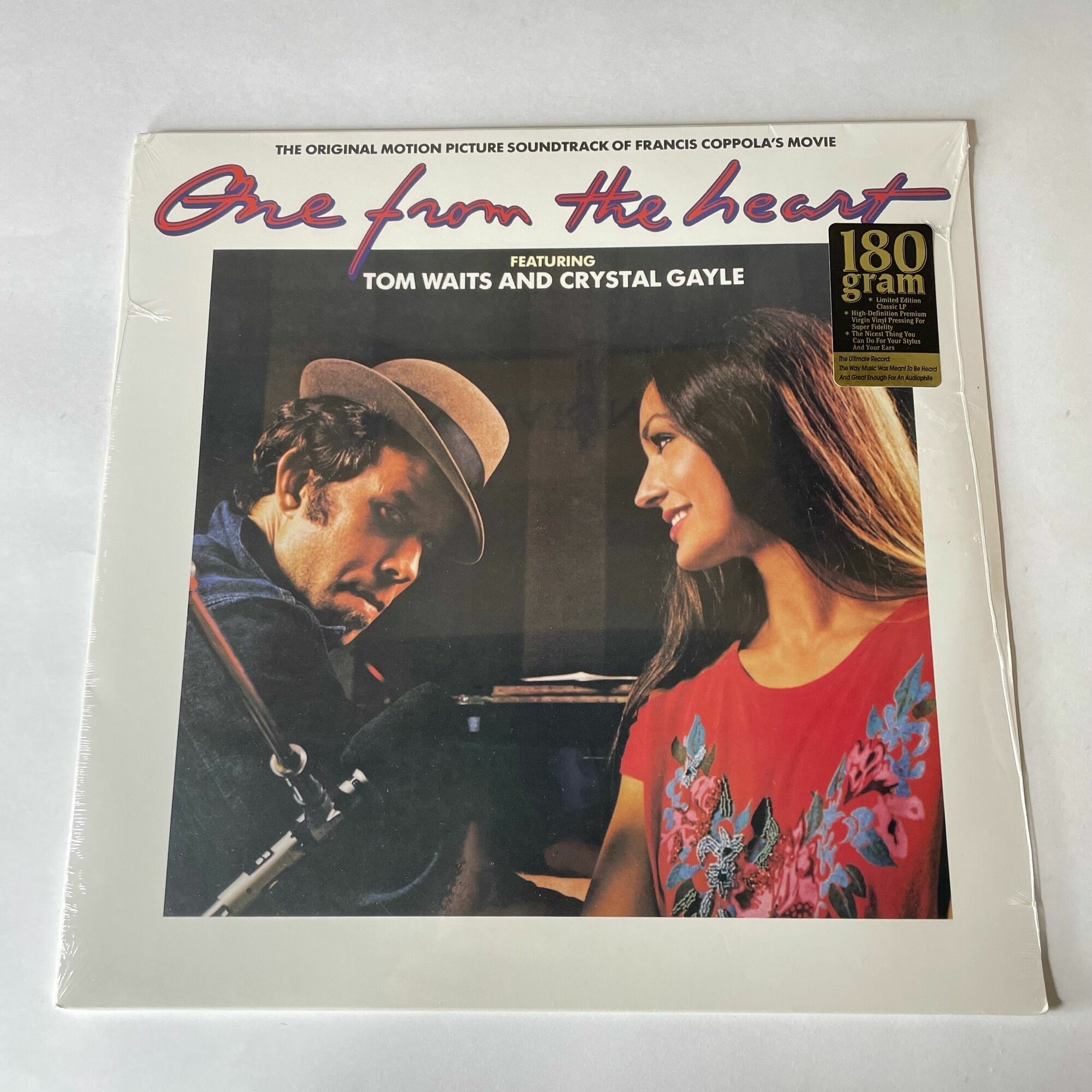 Винтажная виниловая пластинка LP Tom Waits And Crystal Gayle One From The Heart, Музыка Из Фильма От Всего Сердца (США 2009) (Запечатана)