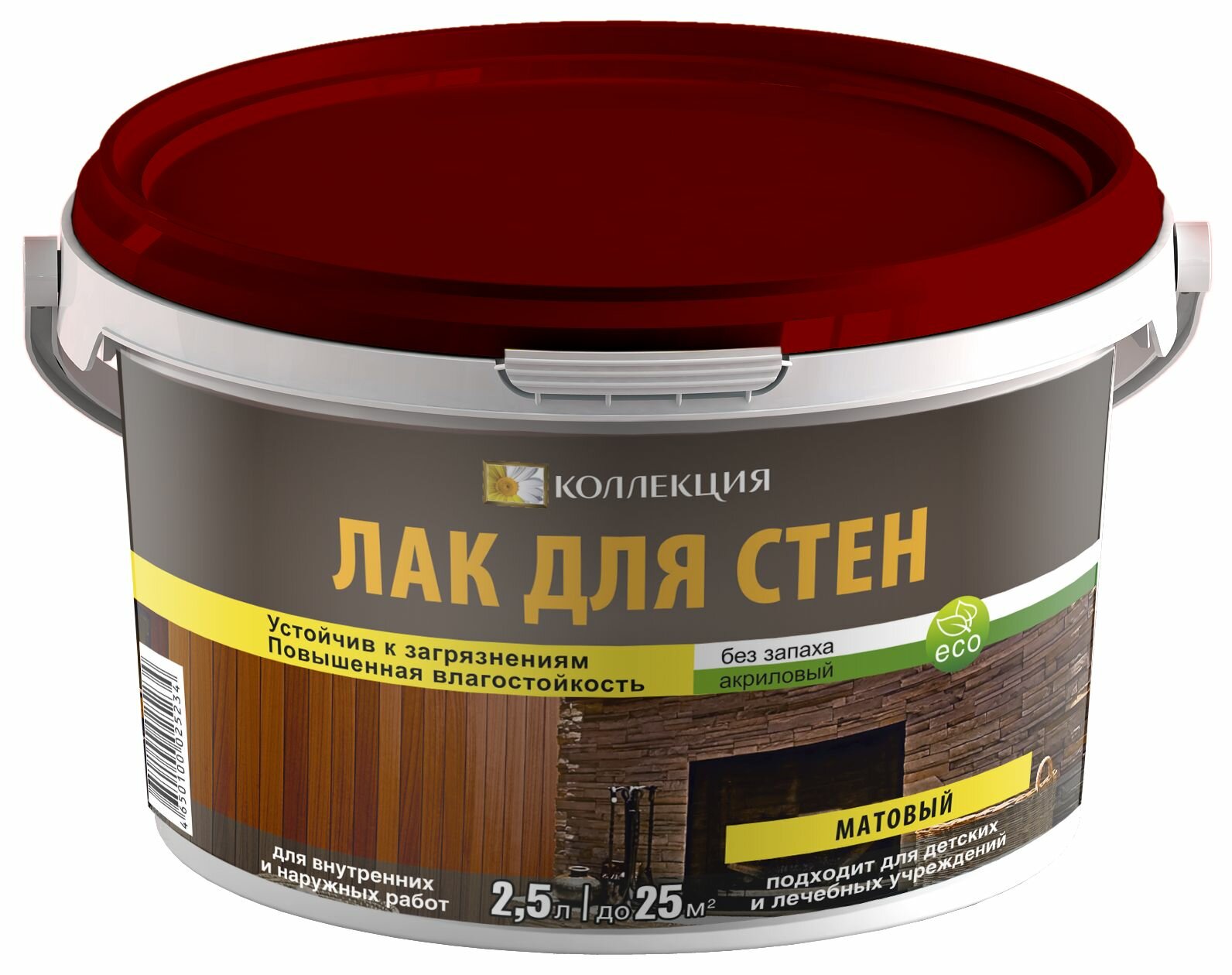 ЛАК акриловый коллекция матовый для стен