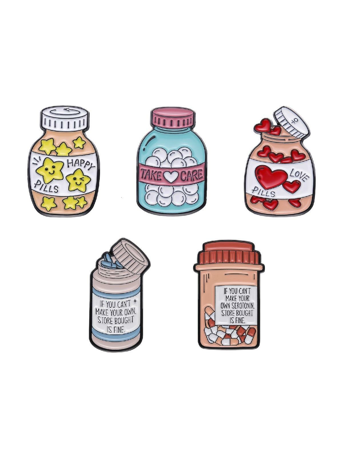 Бейджи в виде медсестры и врача, 5 шт, Серия