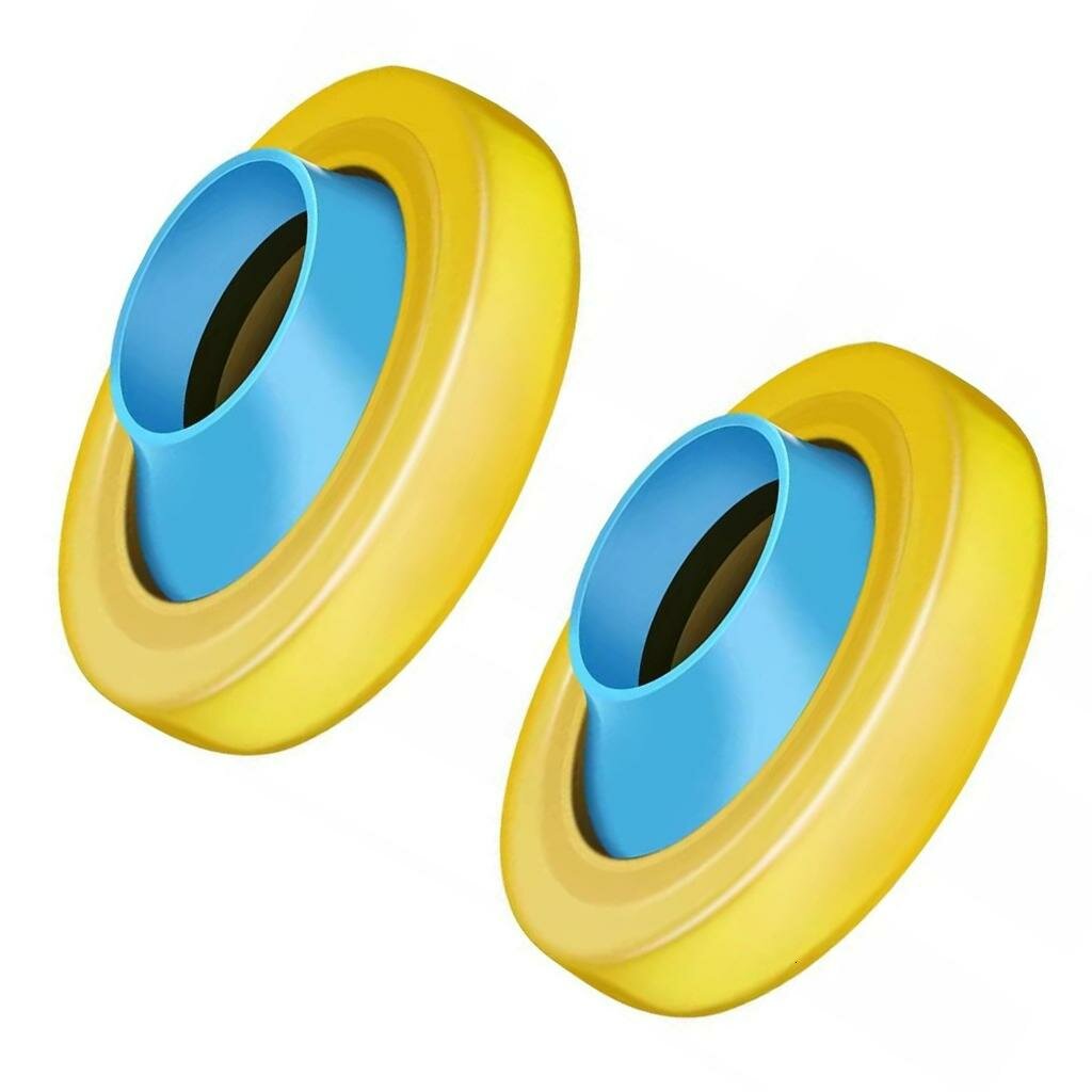 Комплект резиновых уплотнительных колец для переноса унитаза, фланцевое кольцо из 2шт.