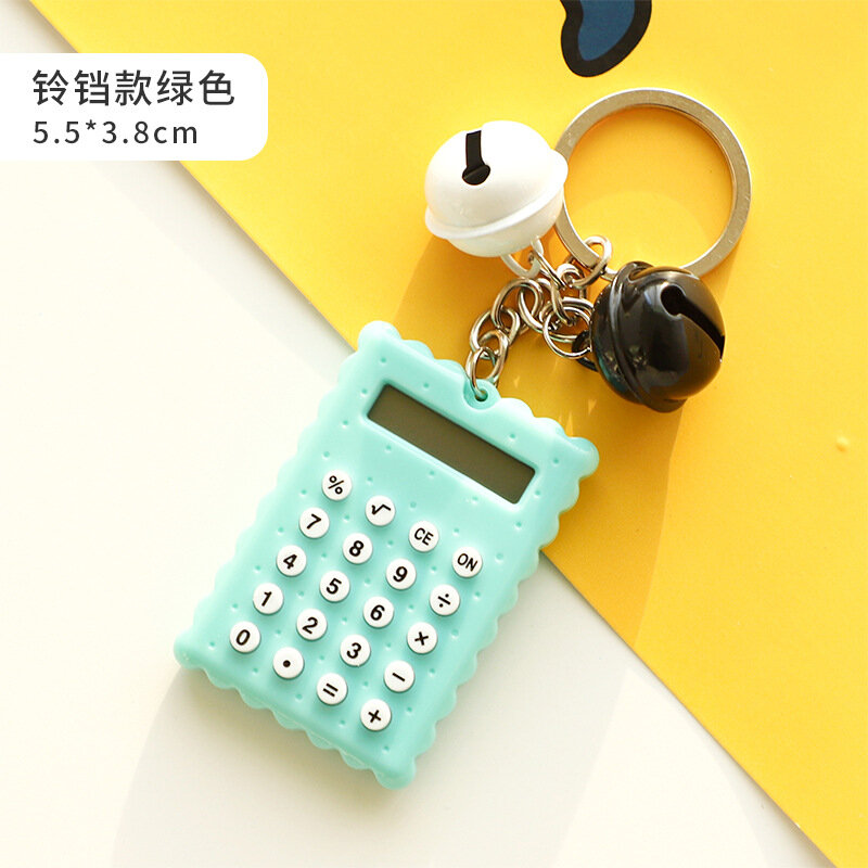 Корейский мультяшный мини-калькулятор с ультратонкой кнопочной батареей, милый, креативный, портативный компьютер, удобный калькулятор