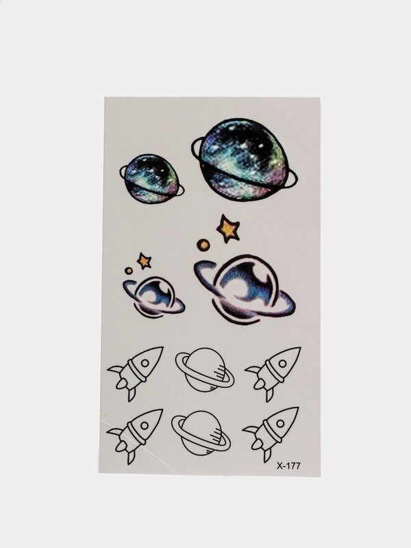 Временная переводная татуировка, 60*105 мм