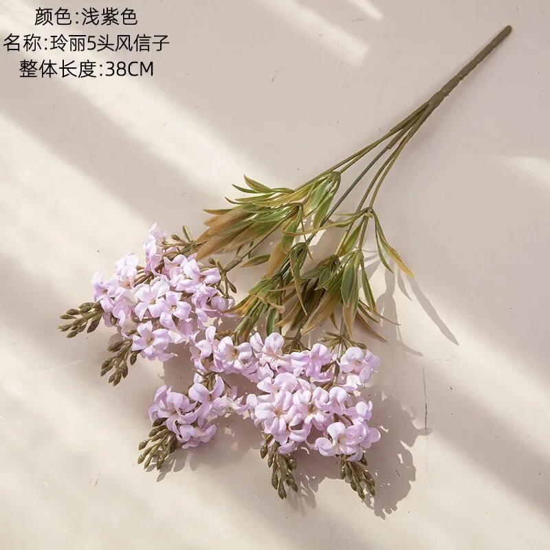 Искусственные гиацинты, 5 головок, шелк, Boda