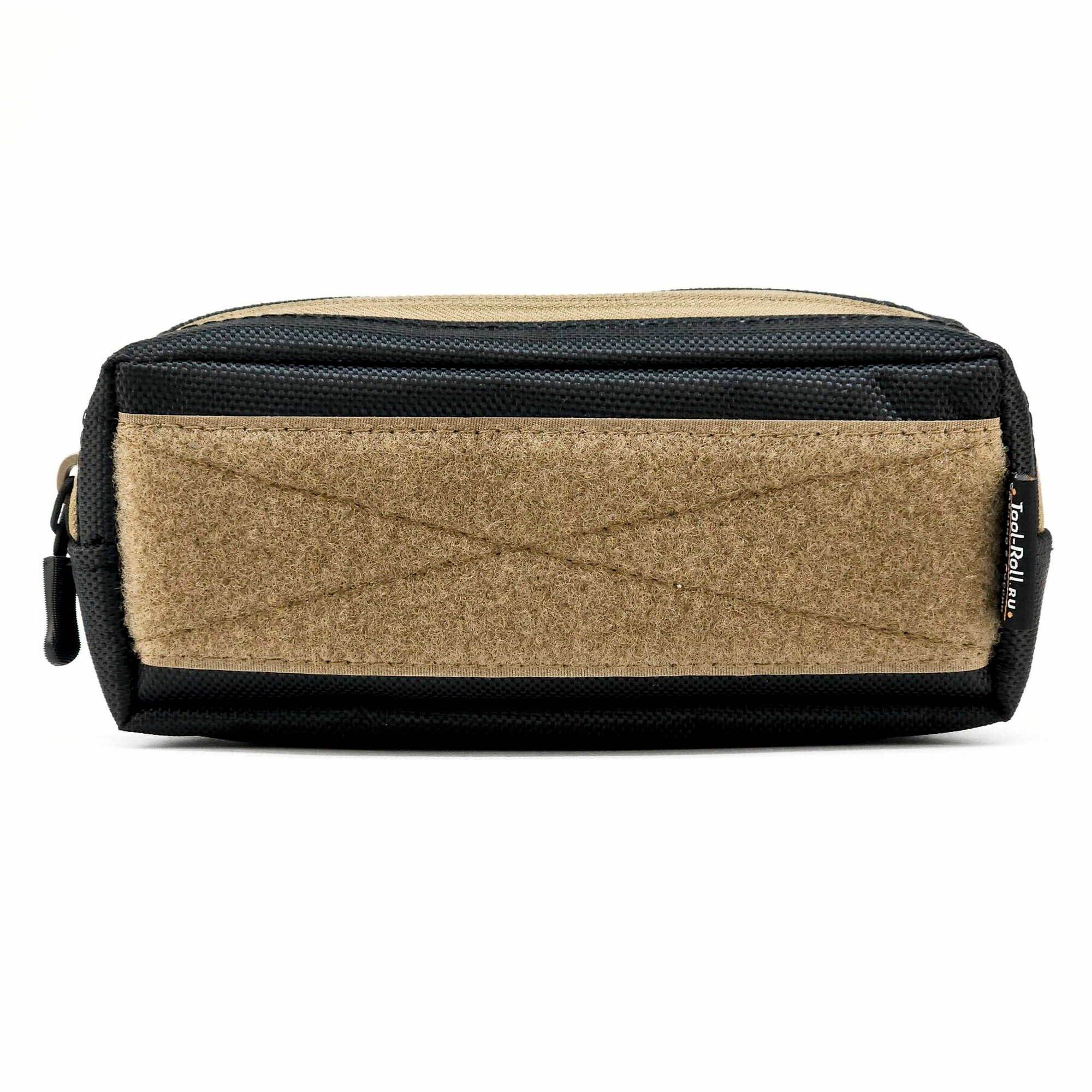 Подсумок ToolRoll MOLLE, 18x7x6 см, чёрный койот, влагонепроницаемый