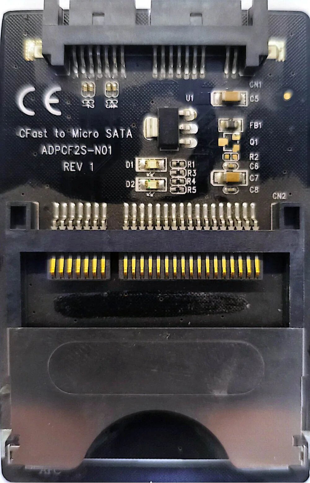 Адаптер CFcard --> microSATA(m) Espada