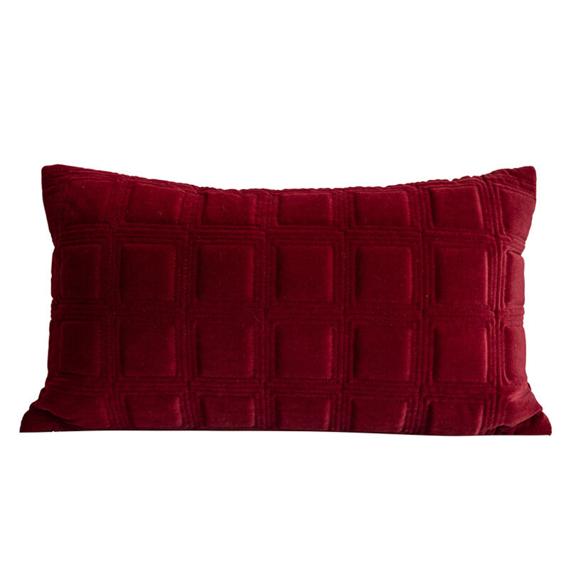 Современная минималистичная креативная подушка в стиле ремешка, новогодняя красная большая подушка, свадебная подушка, модель для комнаты, мягкая декоративная подушка