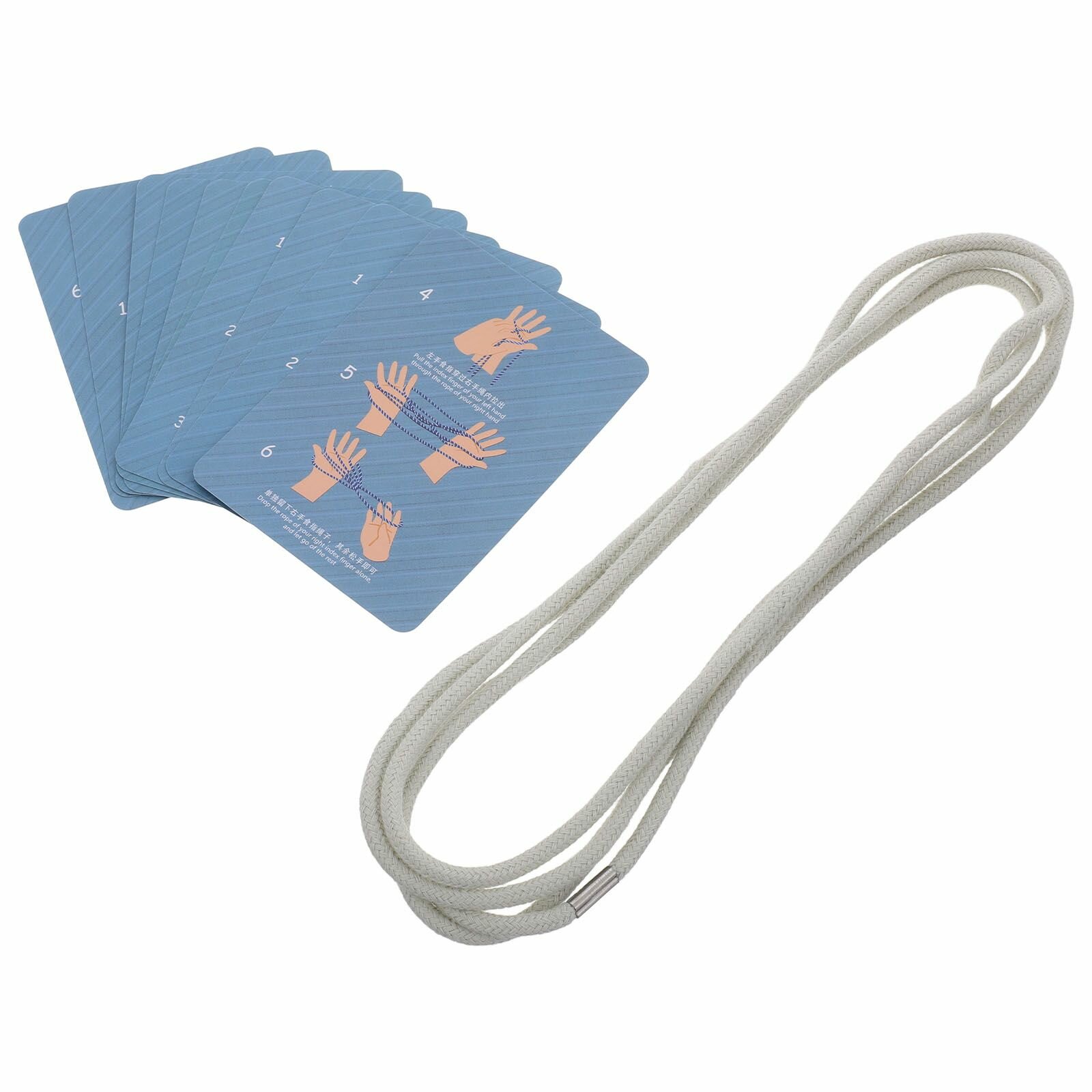 Классические льняные нити для детских пальчиковых игр для домашнего времяпрепровождения, 2 шт