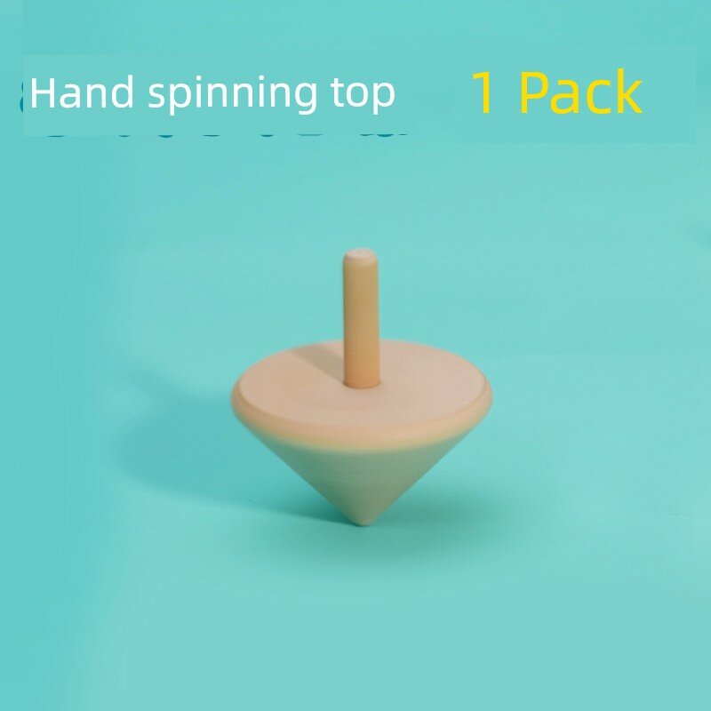 Деревянная вертушка, ручная, небольшая, для детей, игрушка для мальчиков, традиционная, ностальгическая, из дерева. 1