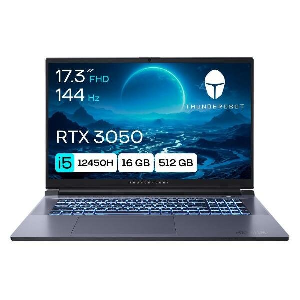 Ноутбук игровой Thunderobot 911 Plus SD/17.3"/Core i5-12450H/16/512/RTX 3050/noOS