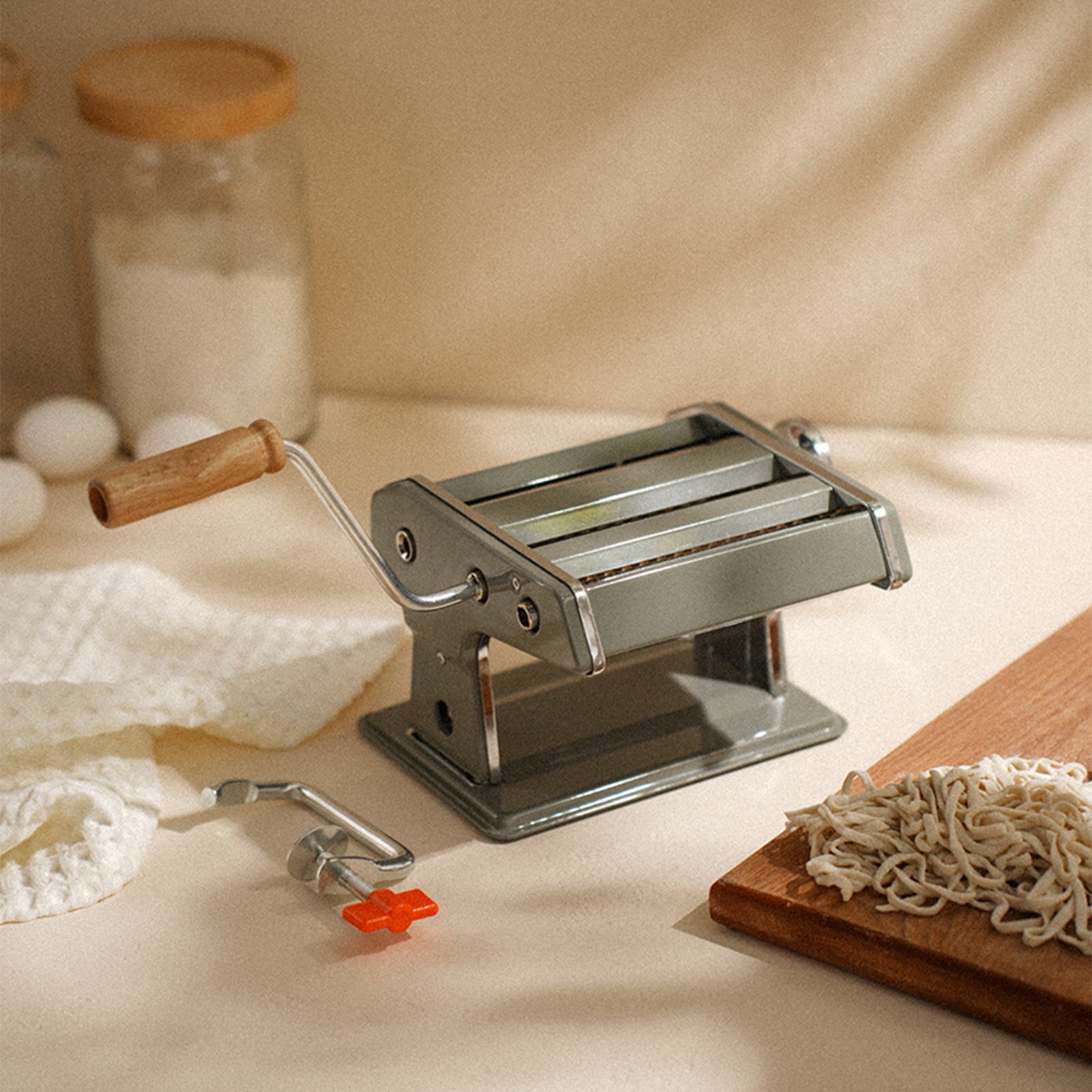 Лапшерезка ручная SL Home "Оливковая роща", 21x15x13.5 см, нержавеющая сталь, оливковая