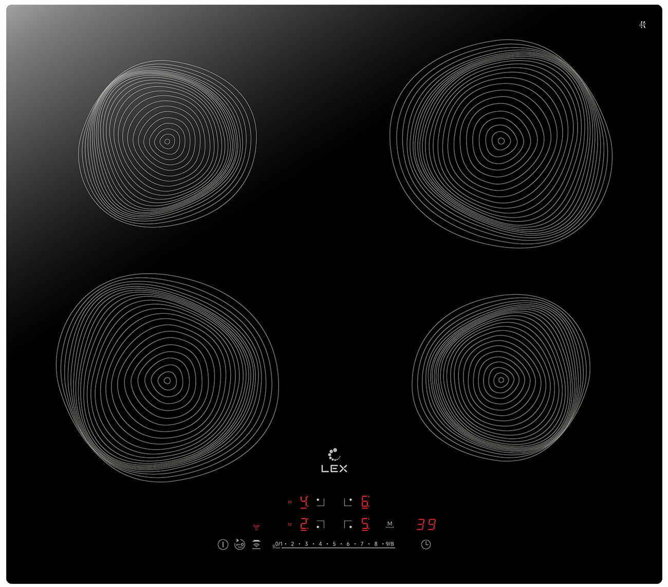 Электрическая варочная панель LEX EVI 640 R2 I BL