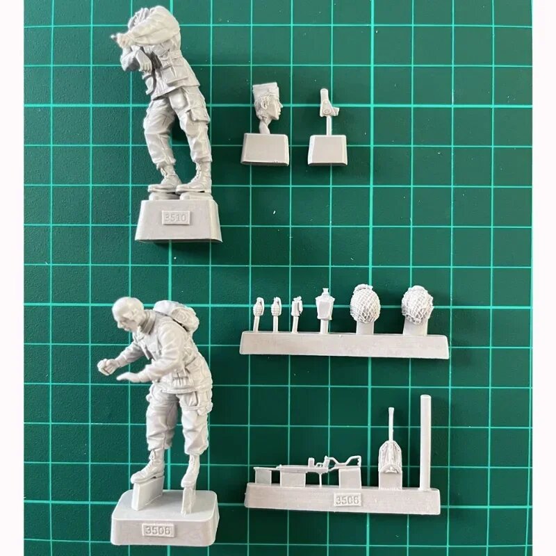 1/35 масштаб хобби-диорама, миниатюрная фигурка из смолы, сборная модель, комплект армии США, 2 человека, в разобранном и неокрашенном виде 1223