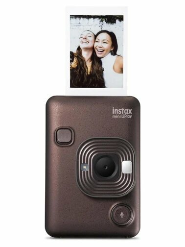 Фотоаппарат моментальной печати Fujifilm Instax Mini LiPlay бронзовый, мгновенная печать фотографий с телефона