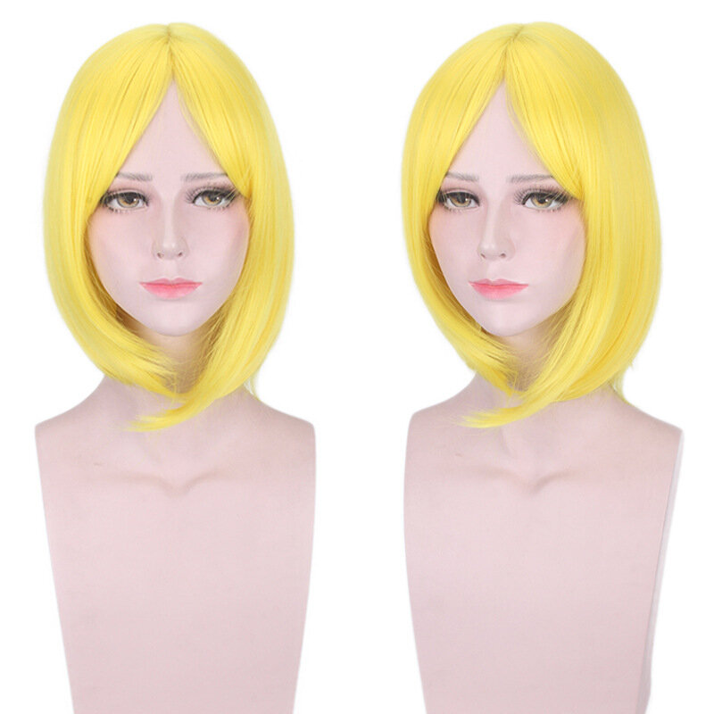 2026 Мастер Шенгда Драгоценный камень Страна Желтый Алмаз Брат Золотой Желтый Обратный Косплей Парик Реалистичный