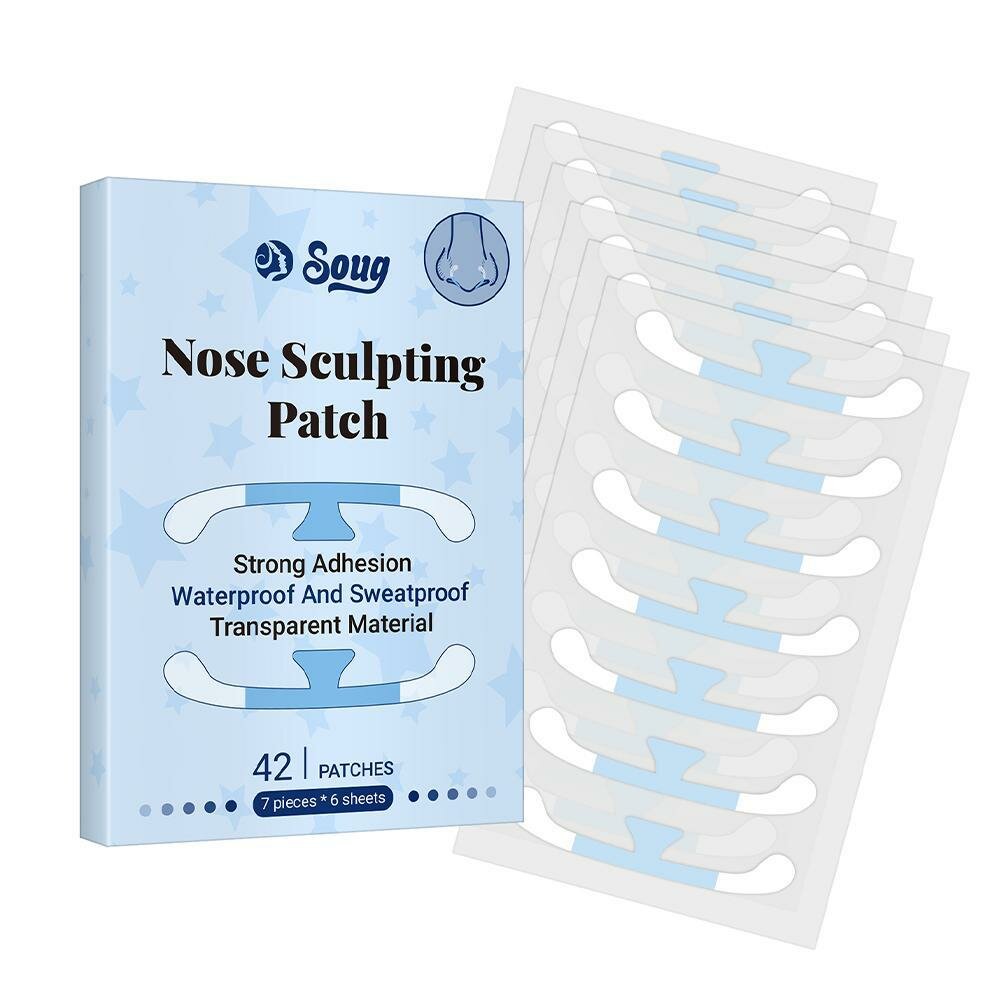 Корректор для носа, пластырь для сужения и уменьшения крыльев носа, невидимый