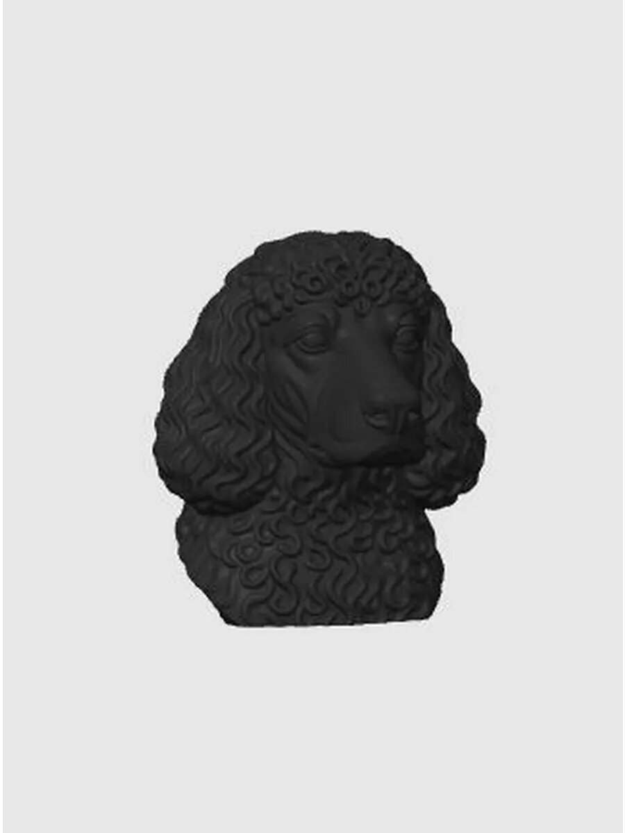 Статуэтка собаки-ирландский водяной спаниель (10см, черный)