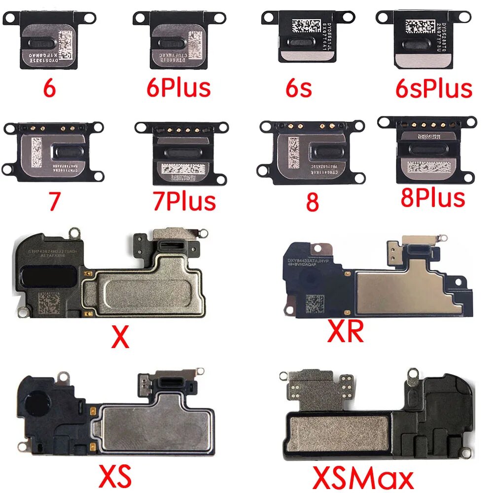 Верхний динамик для iPhone 6, 6s, 7, 8 Plus X XR XS Max, маленькие наушники, наушники, верхний громкий динамик iPhone 8Plus