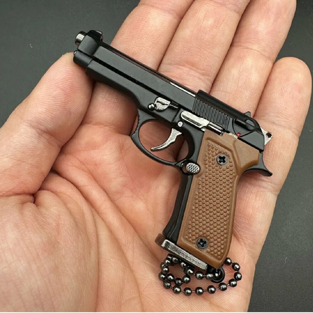 Модель разборного узла 92F, металлический крестик в подарок, подвеска для игр, копия Beretta M92 масштаба 1:3, параметры 73 50 14 мм, чистый вес 58