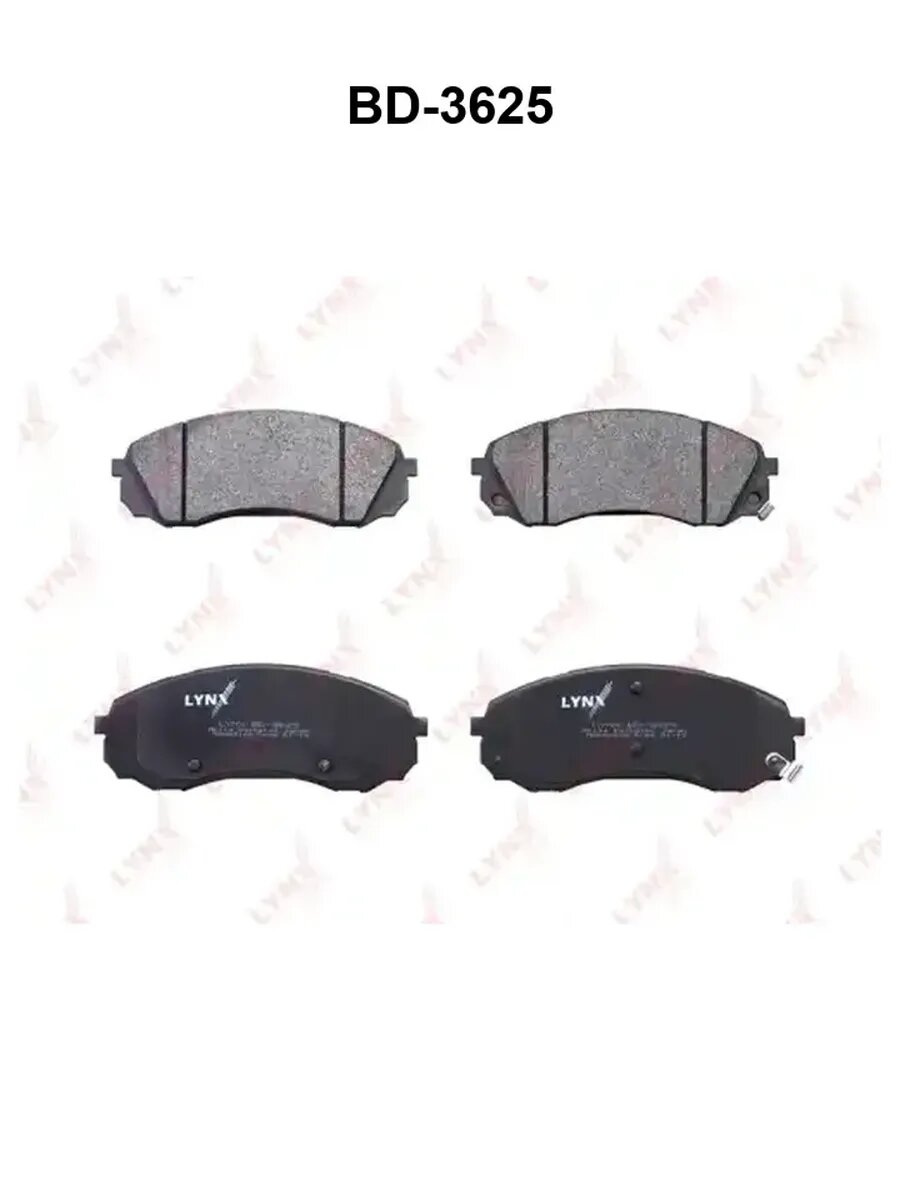 BD3625, Колодки тормозные передние LYNXauto