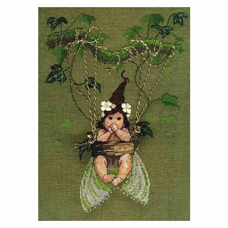 Набор для вышивания крестом, Лесной эльф, Nimue, Вышивка, Подсчитал холст, Крестный комплект стежка