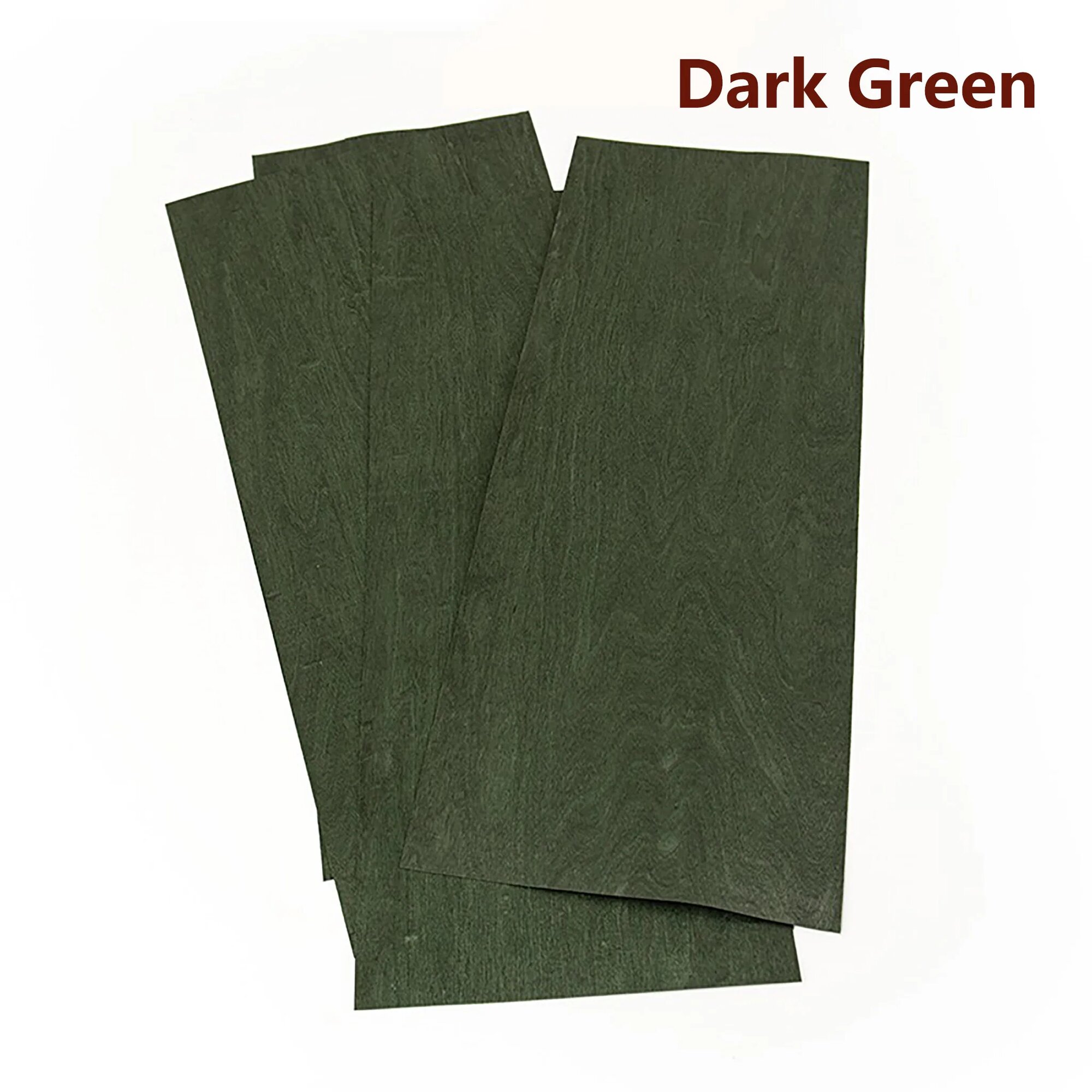 Натурально окрашенный кленовый шпон Темно-зеленый, Dark Green