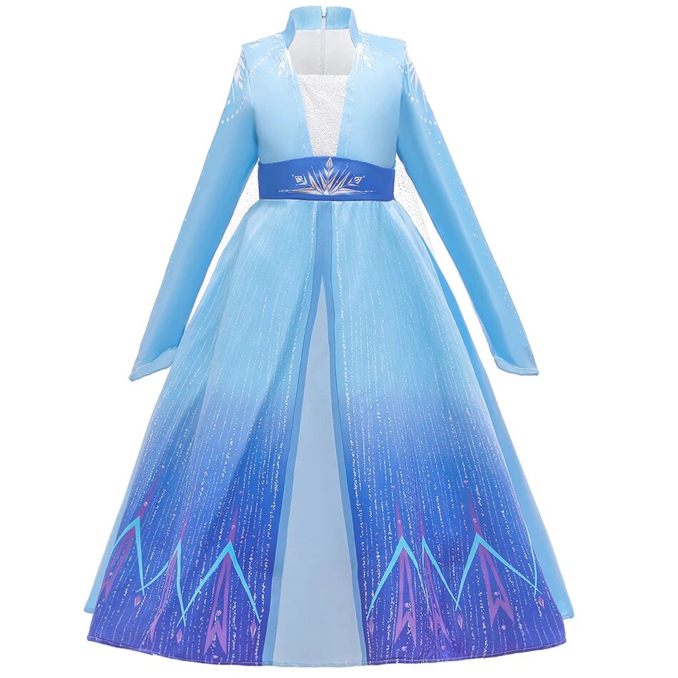 Платье принцессы Эльза олobebe 7-8T (Tag 140), Elsa Dress A