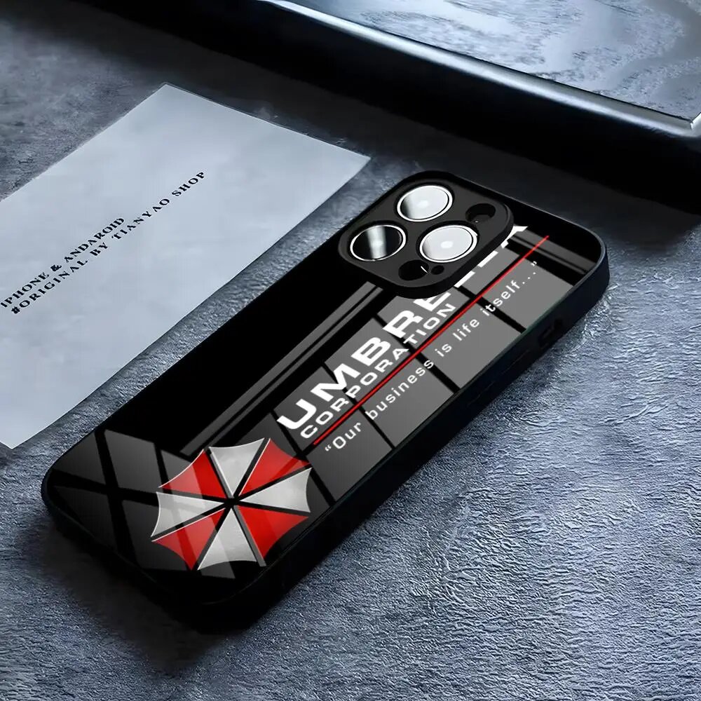 Чехол для телефона Resident Evil для IPhone 17 16 14 Pro 15 13 12 Max Черный, Black4, iPhone 16 Plus