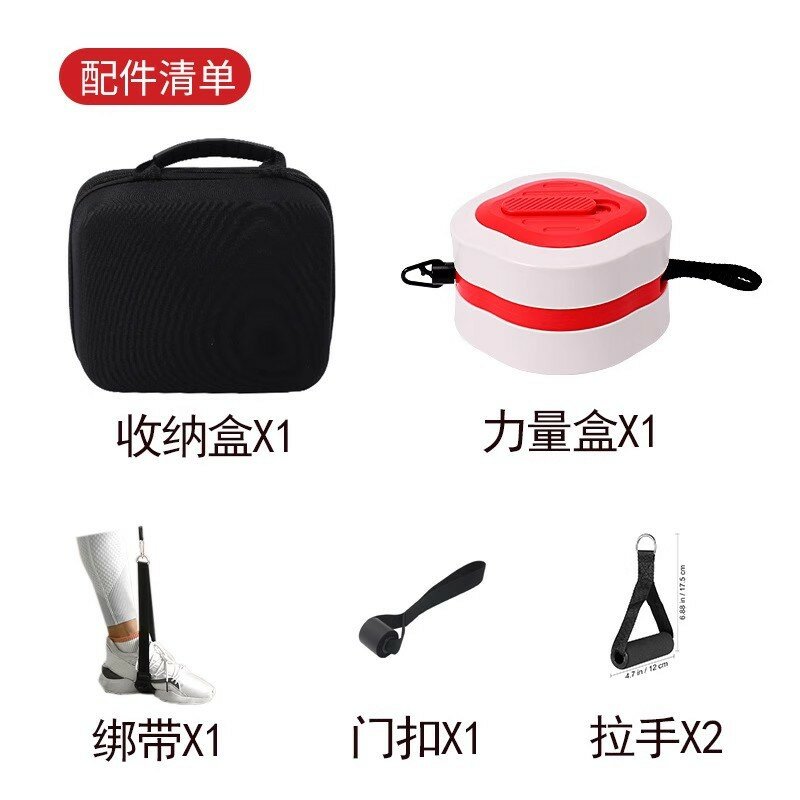 Мини-портативный фитнес-тренажер для силовых упражнений, регулируемый сопротивление, гребной тренажер для дома, домашний силовой насос
