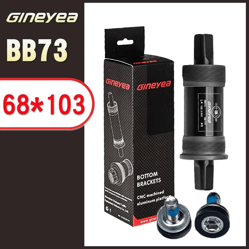 Каретка GINEYEA BB73 алюминиевая для горных велосипедов 68X103mm