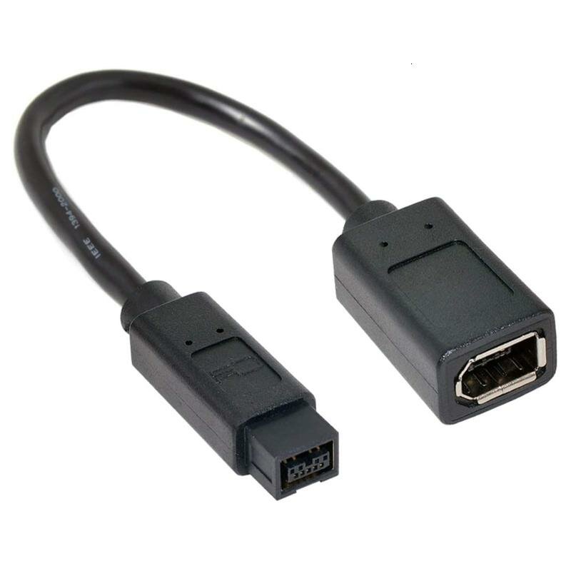 Кабель FireWire: 6-контактный IEEE 1394 — 9-контактный IEEE 1394b