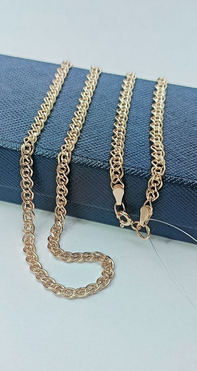 Цепь красное золото, 585 проба