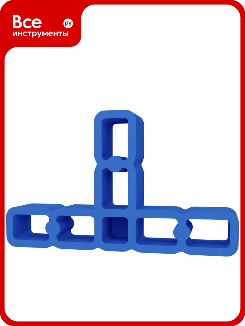 Фиксатор шва DECOR 8х8мм, Т-образный 80шт/пакет 338-0080 11614216