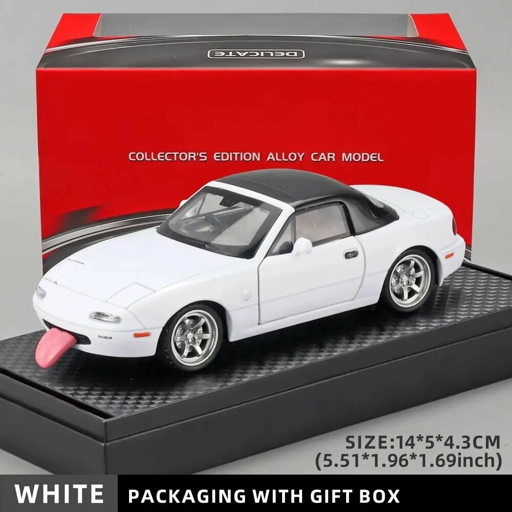 DIECAST CAR 1/32 Коллекционная металлическая машина Mazda MX-5 Miata JDM