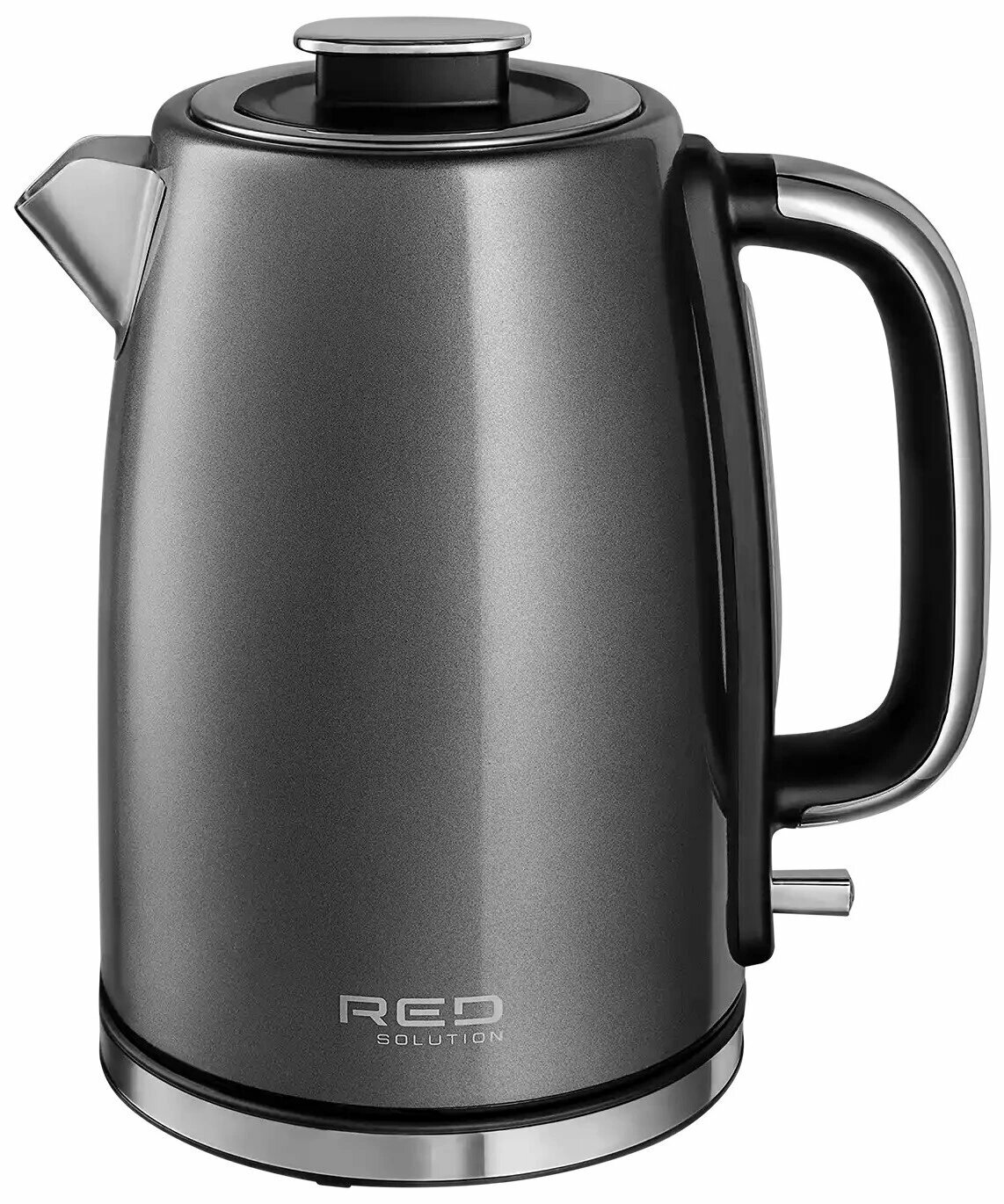 Электрический чайник RED solution KM106, серый, нержавеющая сталь, 1,7 л