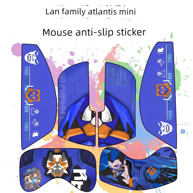 Подходит для противоскользящих наклеек для мыши LAMZU Atlantis mini Pro, впитывающих пот, износостойких, ультратонких